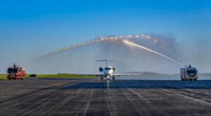 Water Salute For Retiring Pilot At Findlay Airport - Local News
