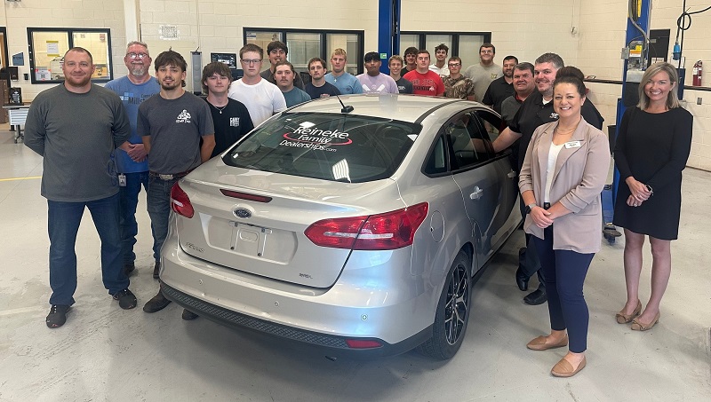 Reineke Donates Car To Millstream’s Automotive Program - Local News